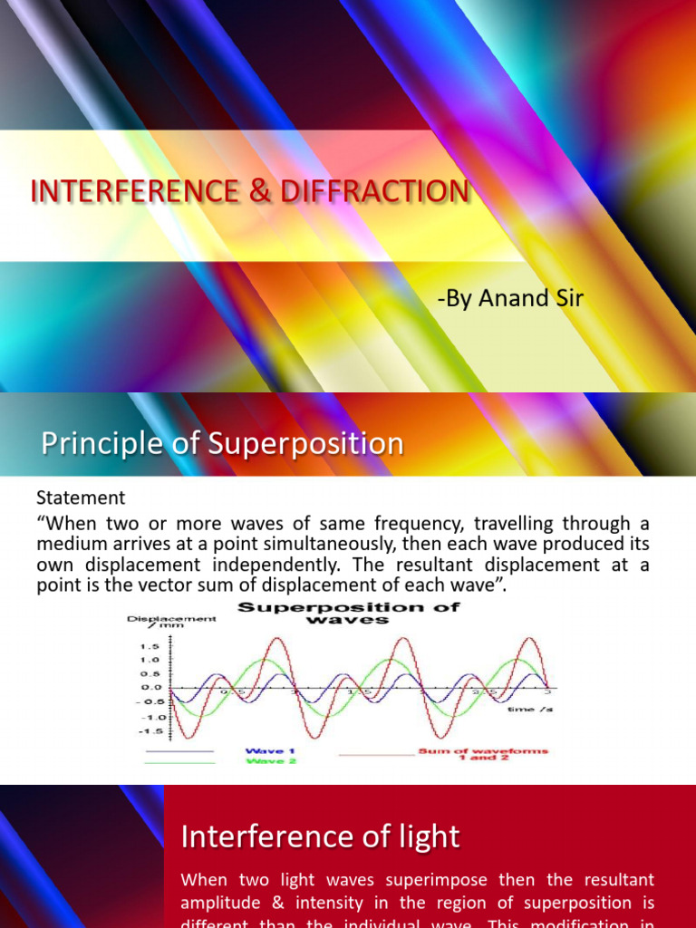 I NTERFERENCE | PDF | Diffraction | Waves