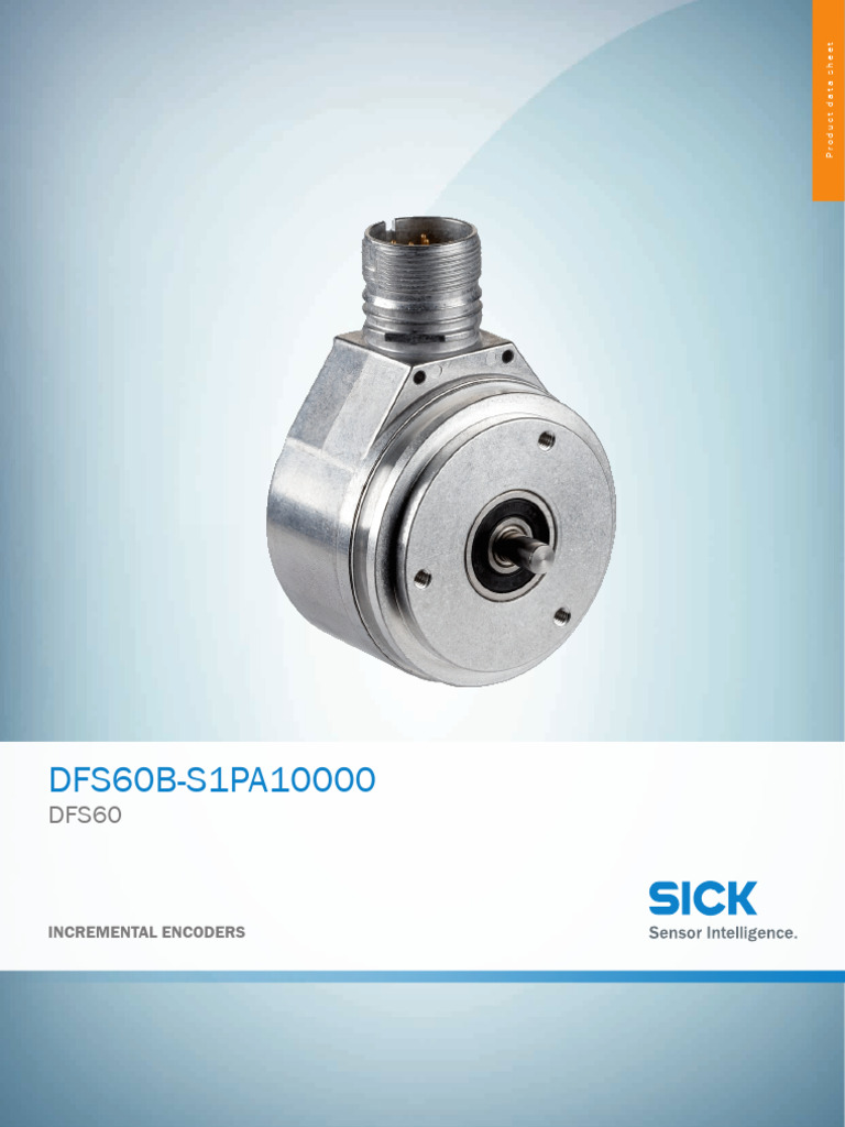 DFS60B-S1PA10000 Encoder Datasheet | PDF | Information And ...
