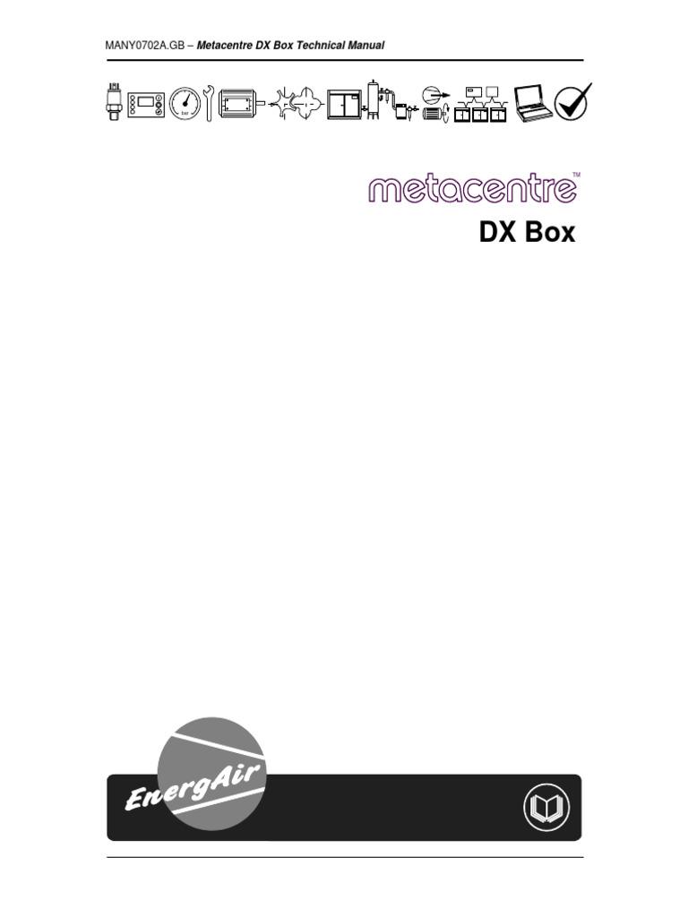 MANY0702A.GB - Technical Manual Metacentre DX Box | PDF | Power Supply ...