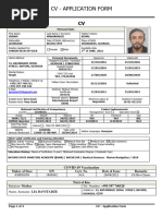 CV Form For Seaman | PDF | Ships | Sailor