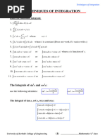 Integration by Parts: LIATE Guide | PDF | Integral | Functions And Mappings