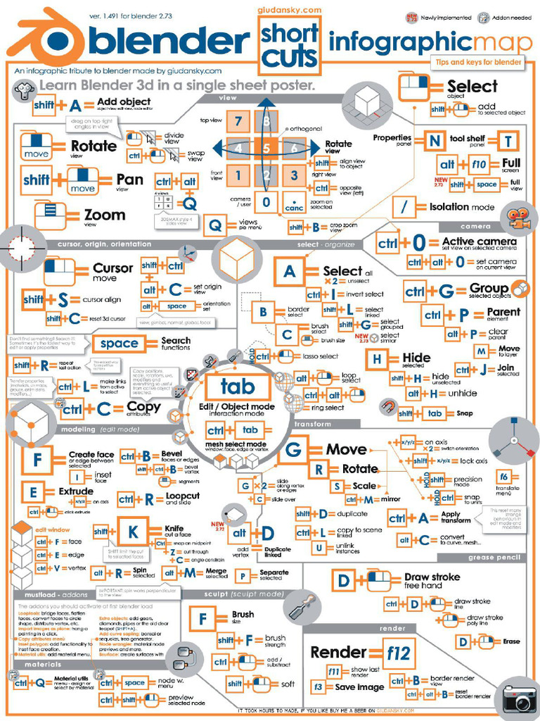 Blender 2.73 | PDF