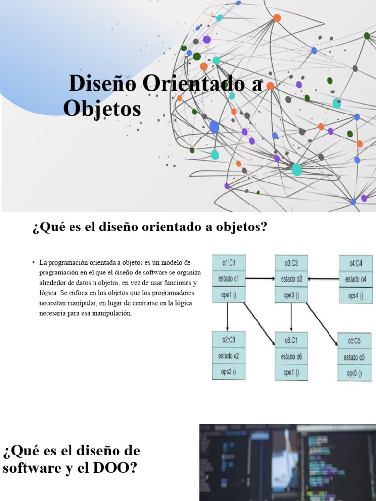 Diseño Orientado de Objetos | PDF | Objeto (informática) | Programación orientada a objetos