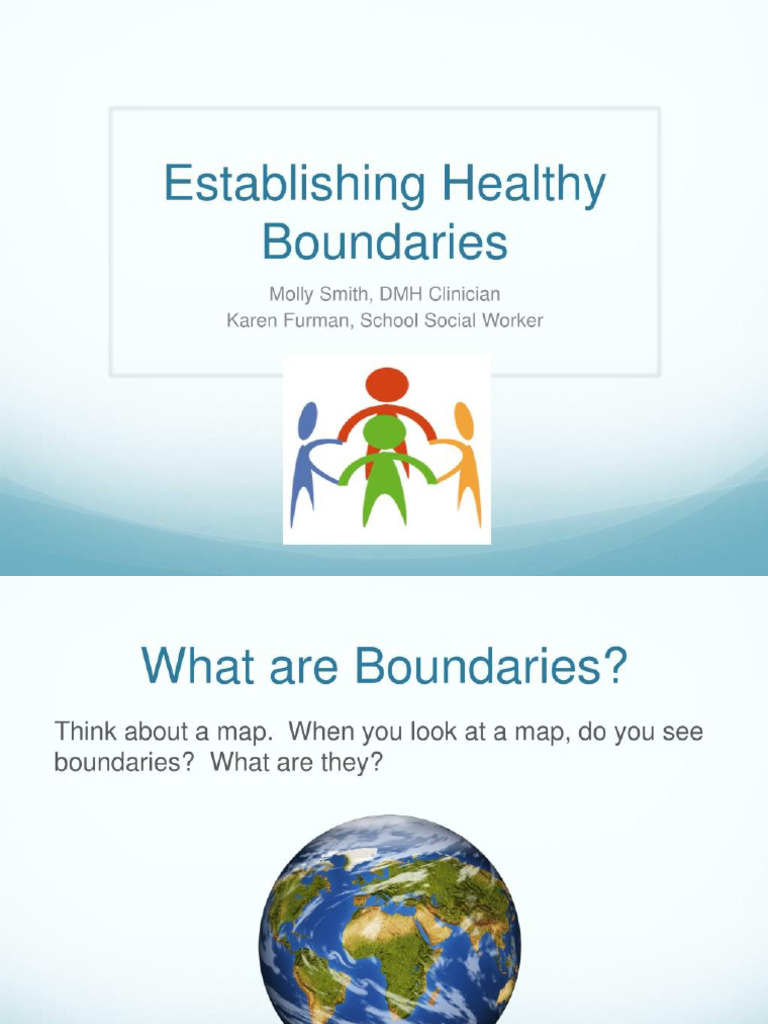 Establishing Healthy Boundaries | PDF