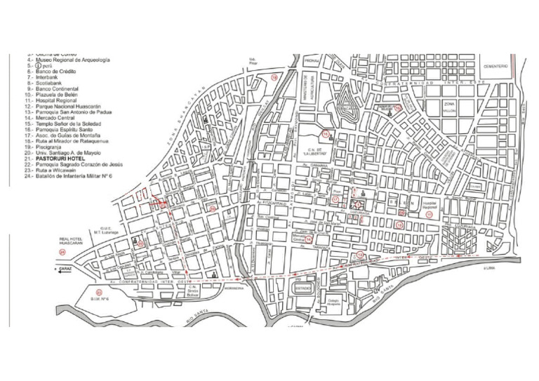 Mapa Huaraz | PDF