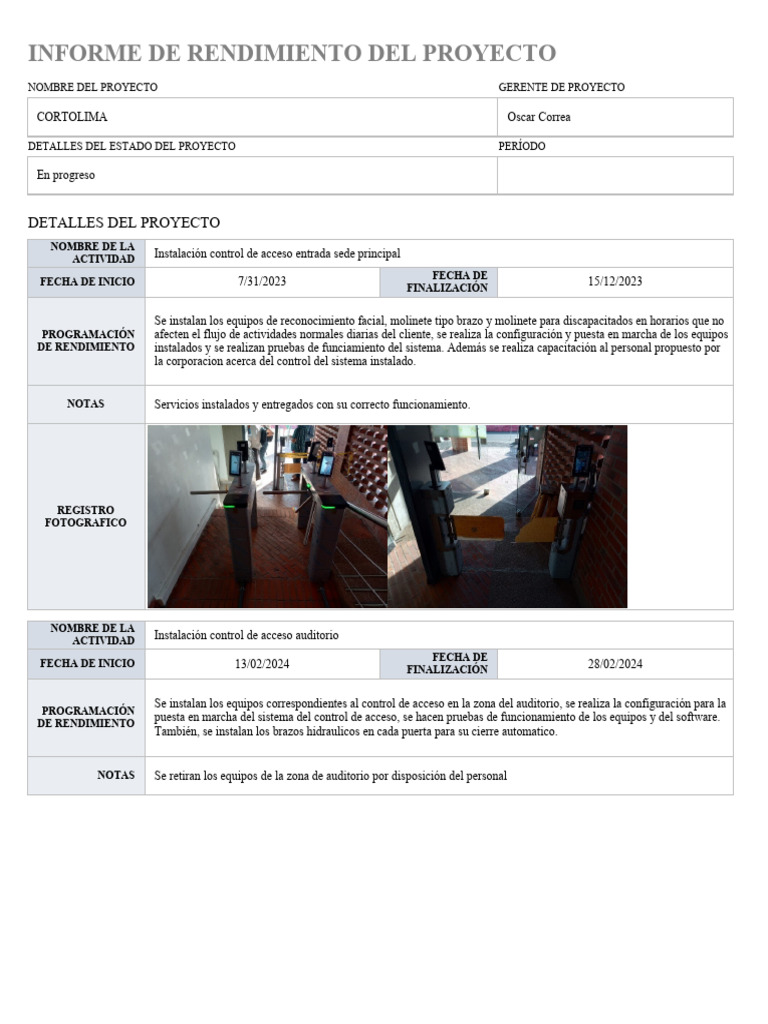 IC Performance Project Report 27153 - ES | PDF | Software | Red mundial