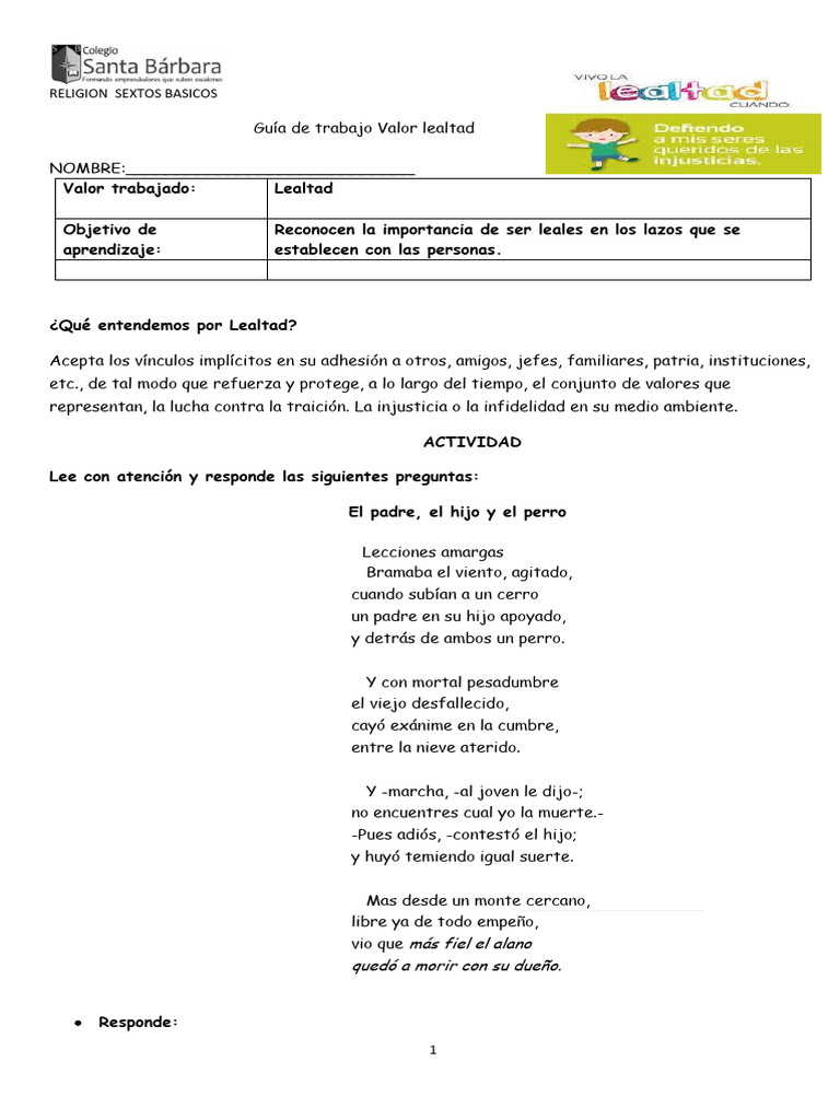 6° Religión Guia 2 | PDF