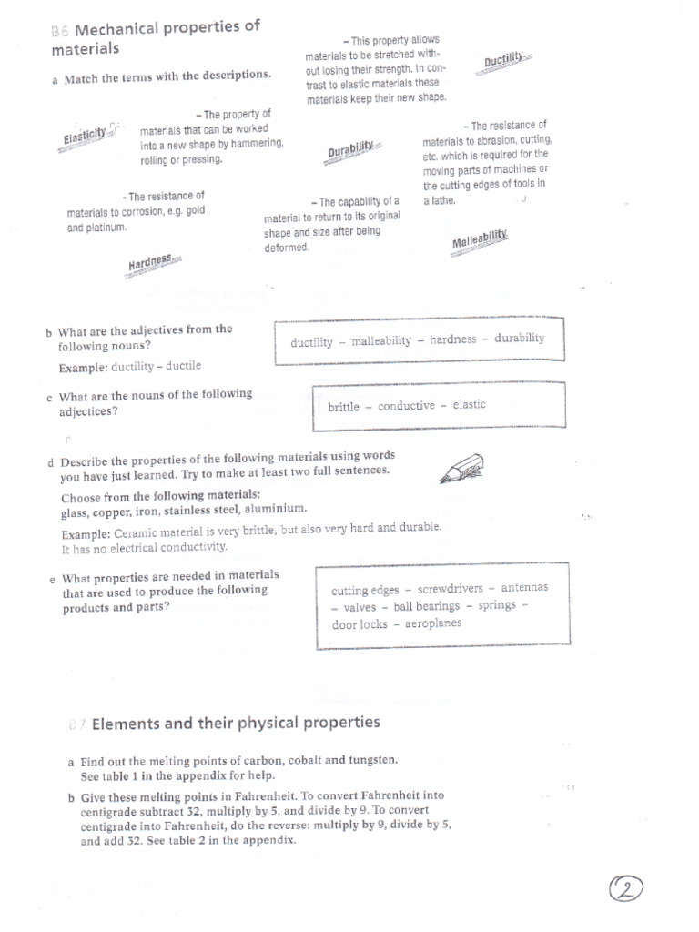 P2 Mechanical Properties Of Materials Pdf