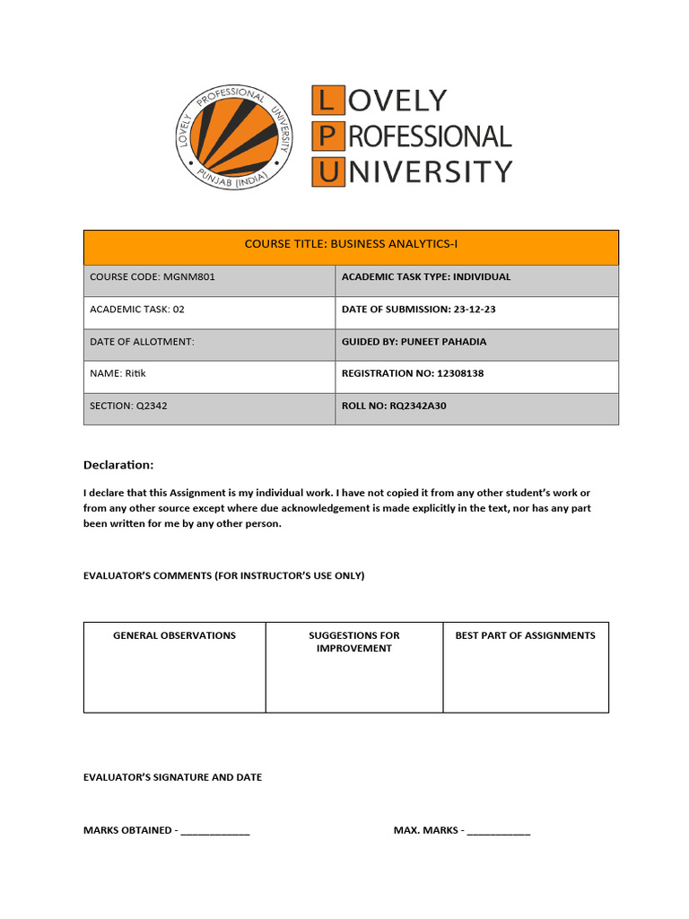 Python Report Ritik | PDF | Computer Programming