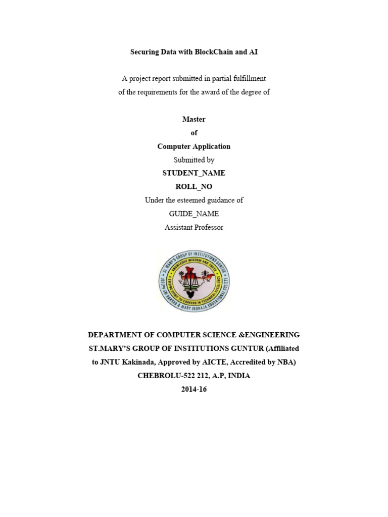 28 - Securing Data With BlockChain and AI | PDF | Security | Computer ...