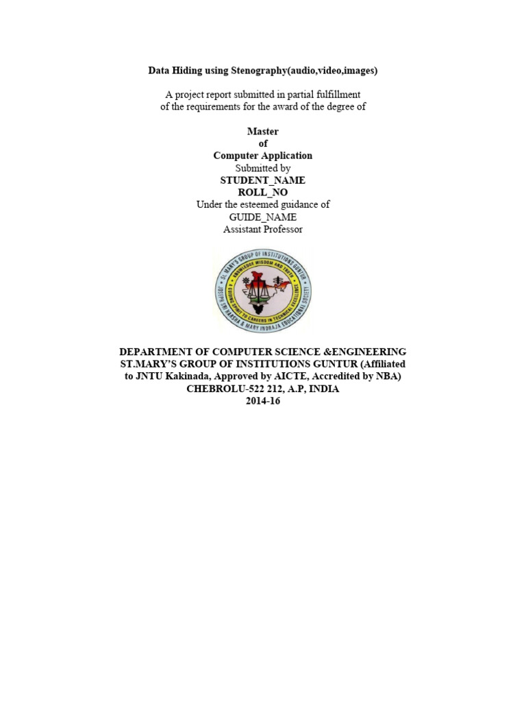 31 - Data Hiding Using Stenography (Audio, Video, Images) | Download Free PDF | Machine Learning ...