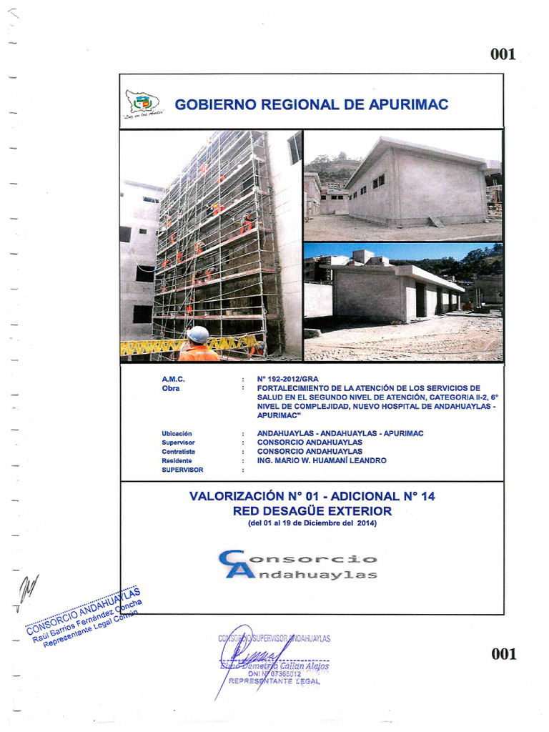 Valorizacion N°01 - Adicional N°14 | PDF