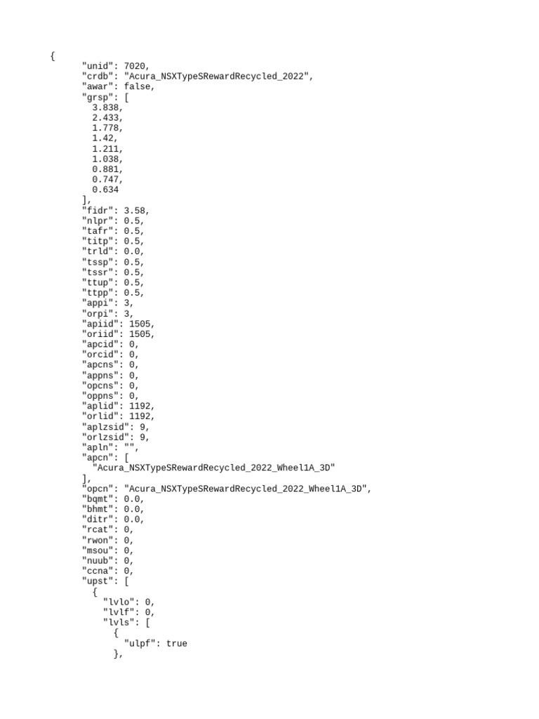 Acura NSX Type S 2022 (130RWhite) | PDF | Honda | Motor Vehicle Manufacturers Of Japan
