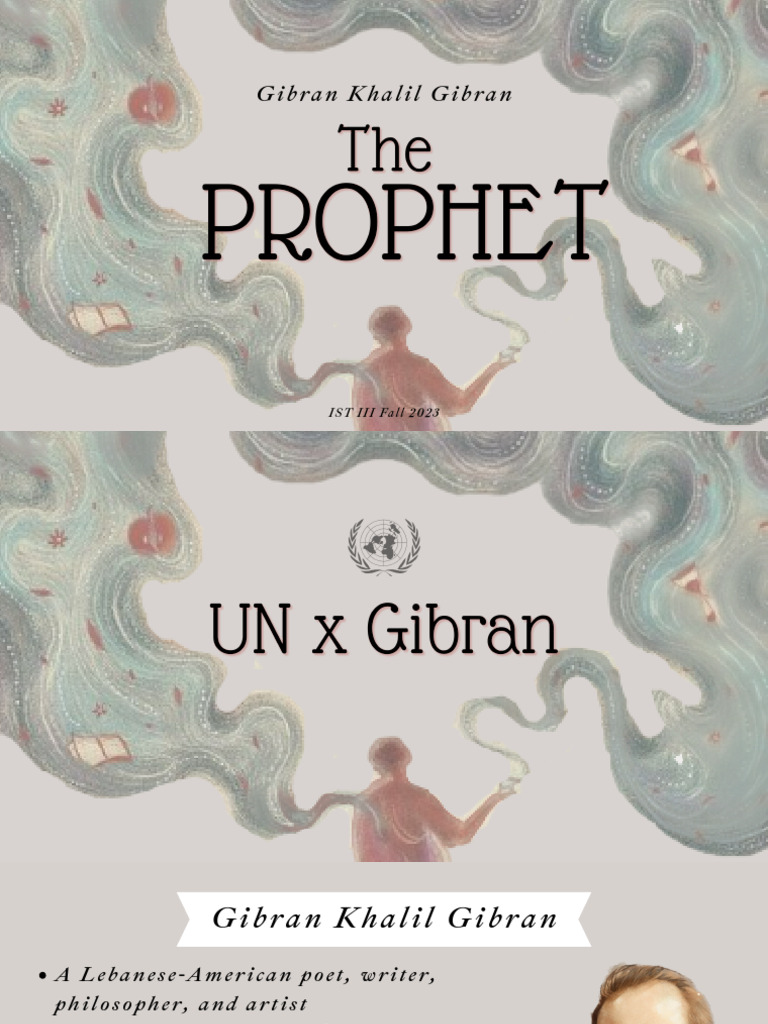 Gibran's Wisdom in "The Prophet" | PDF | The Prophet (Book) | Id