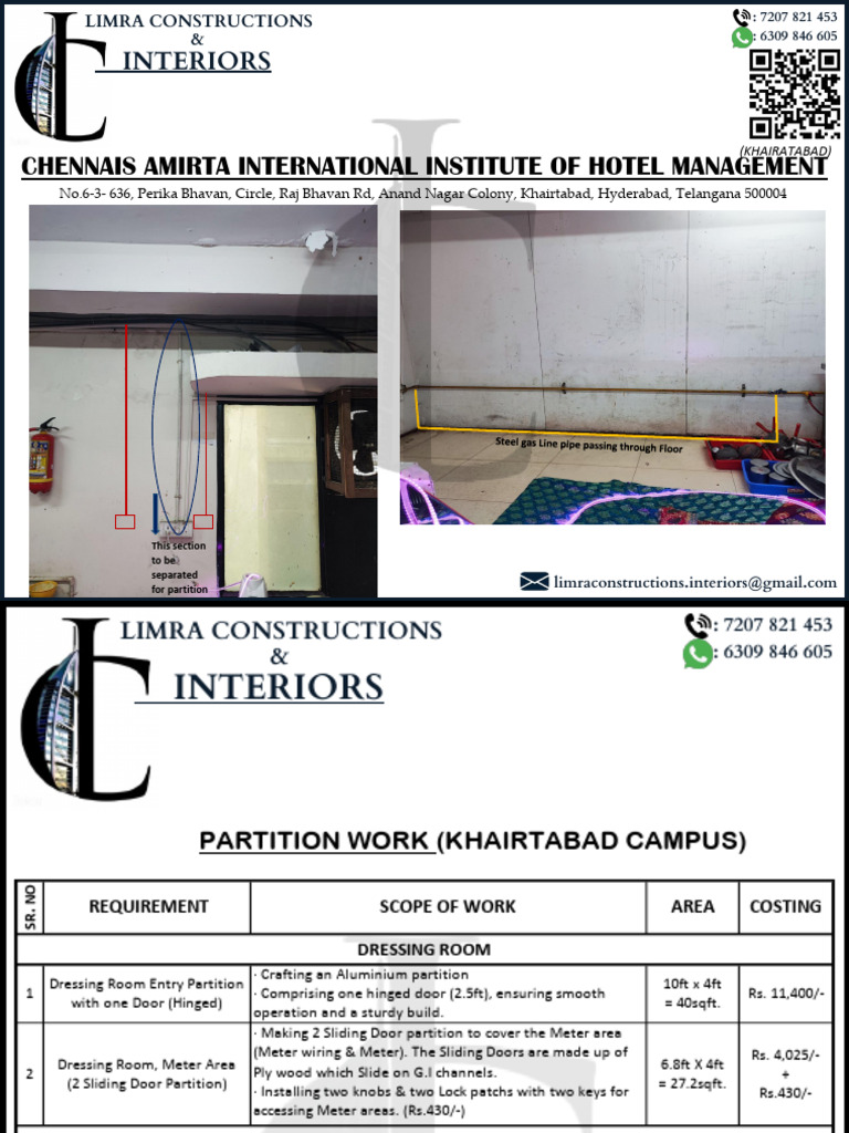 Novopan Partition Installation Details | PDF | Wall | Door