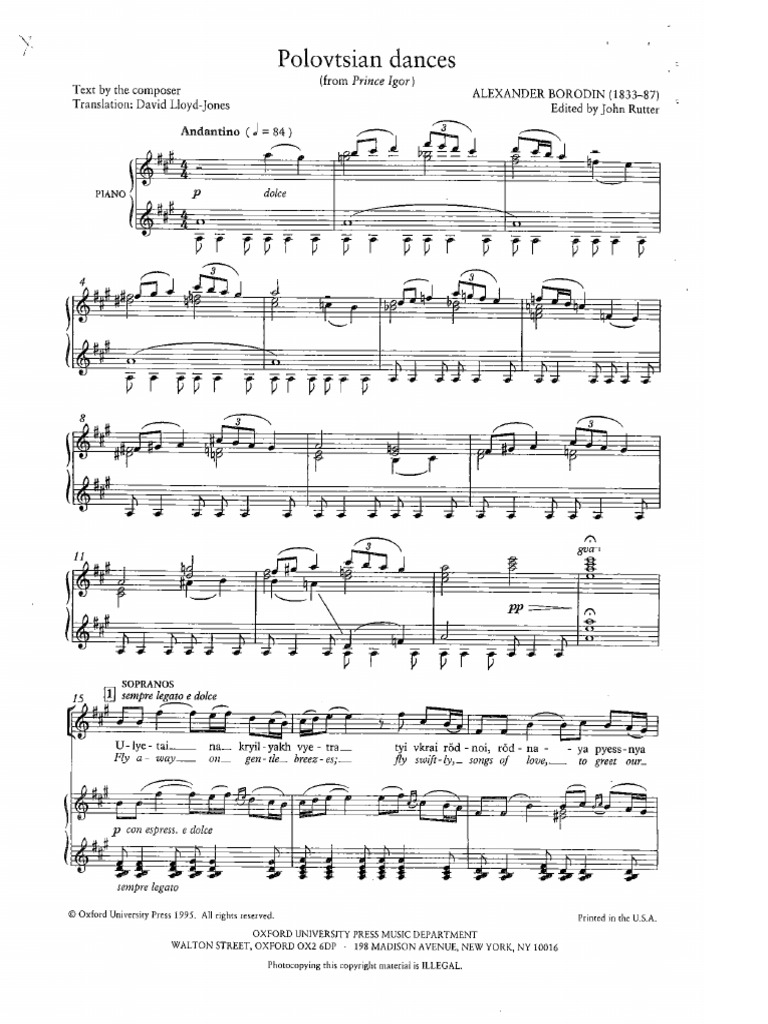 Polovtsian Dances | PDF