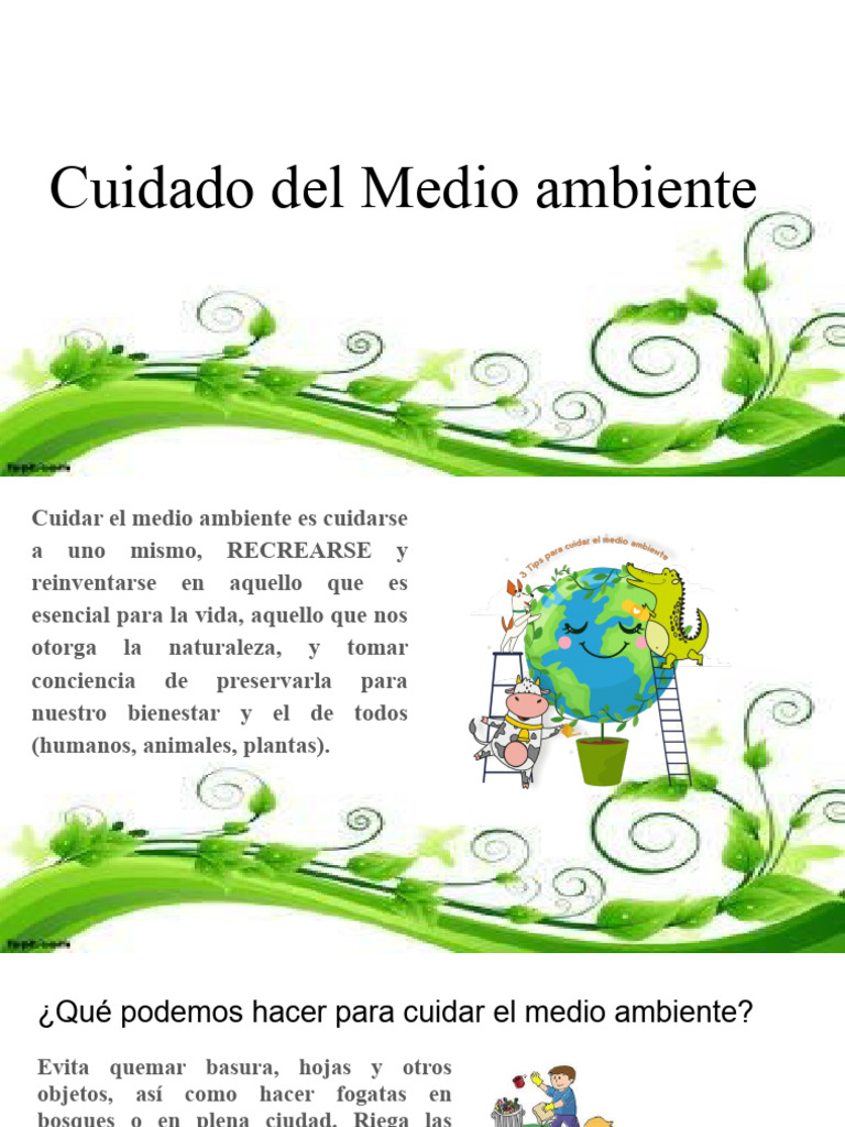 Consejos para Cuidar el Medio Ambiente | PDF