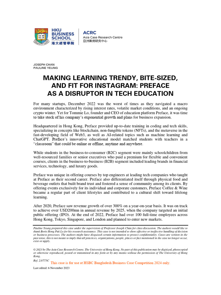 Case_Round-1_HSBC-IBA-BCC-2024 | PDF | World Wide Web | Internet & Web