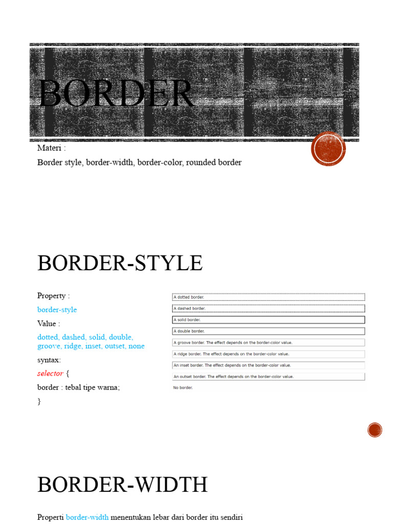 Border | PDF