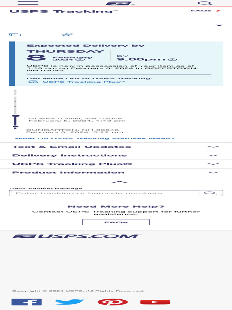 USPS.com® - USPS Tracking® Results | PDF | United States Postal Service ...