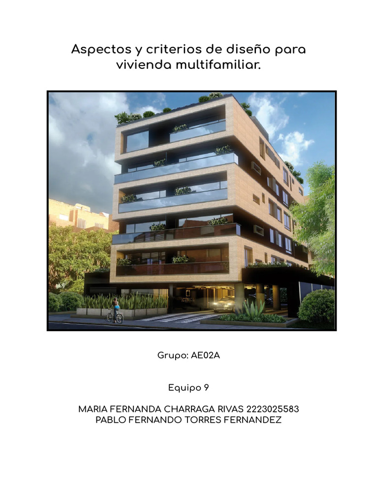 Diseño de Vivienda Multifamiliar | PDF | Condominio | Calle