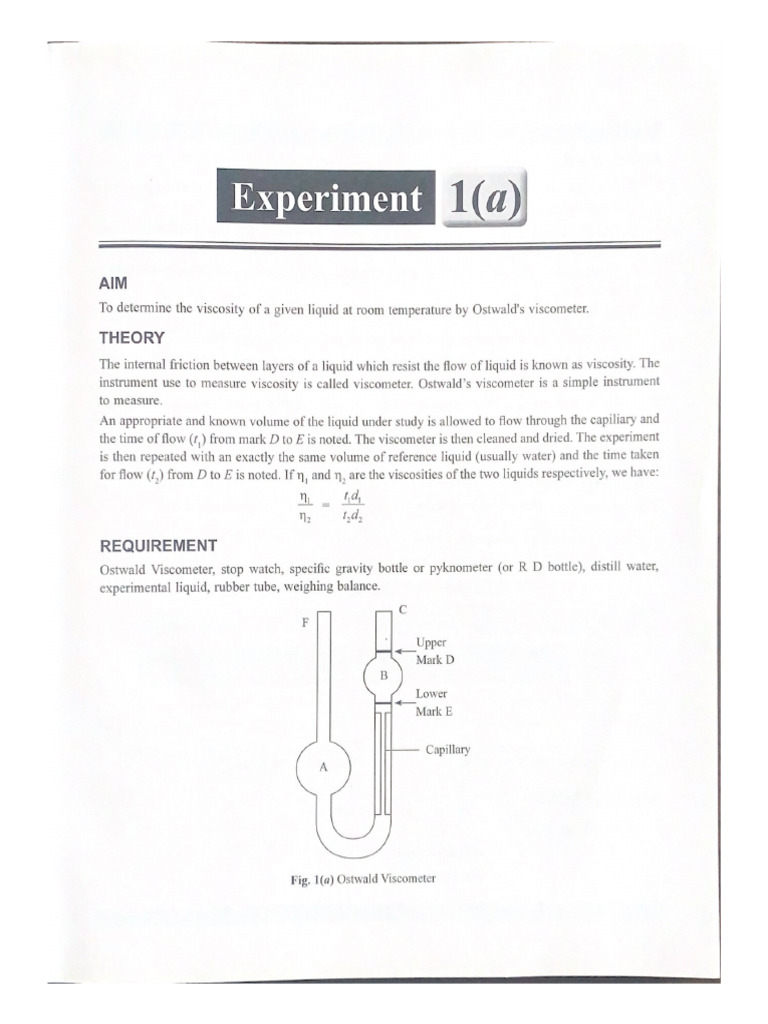Experiment 1 (A) | PDF