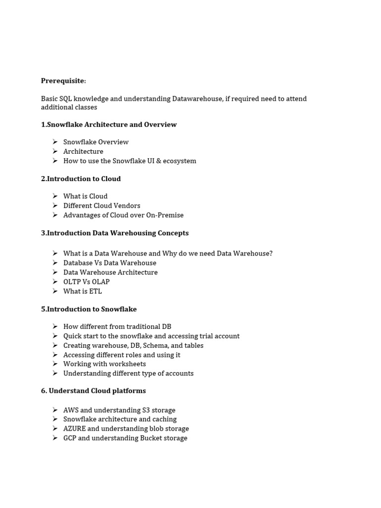 Snowflake Pdf Data Warehouse Information Science