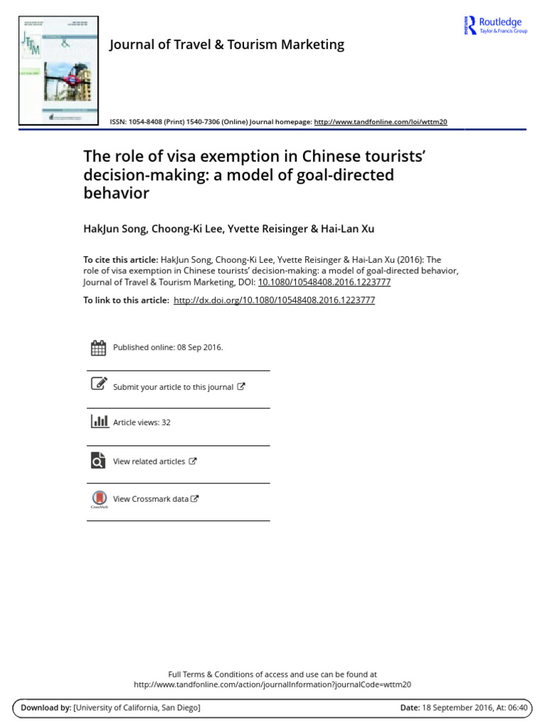 Visa Model | Download Free PDF | Attitude (Psychology) | Travel Visa