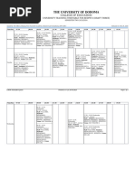Timetable 2025 | PDF