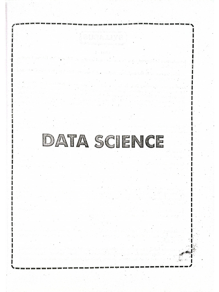 Data Science | PDF
