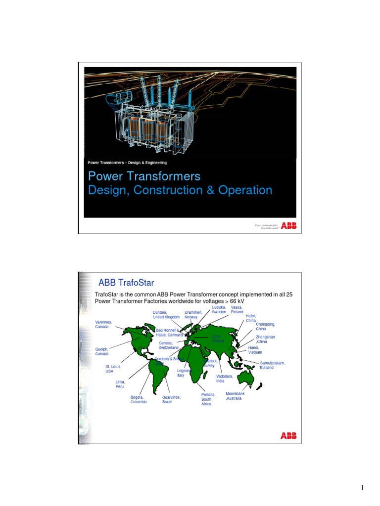 Power Transformer Design and Operation | PDF | Transformer | Electrical ...