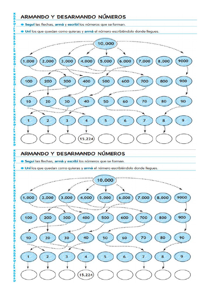 armar y desarmar numeros | PDF