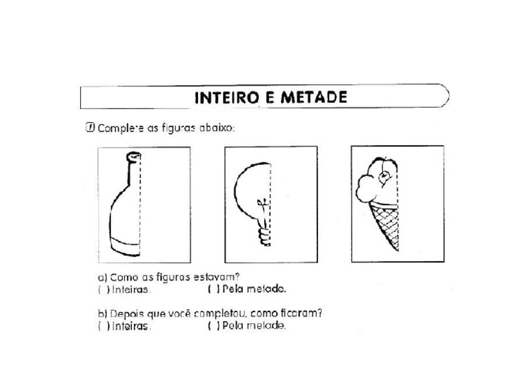Atividade Metade Novo | PDF