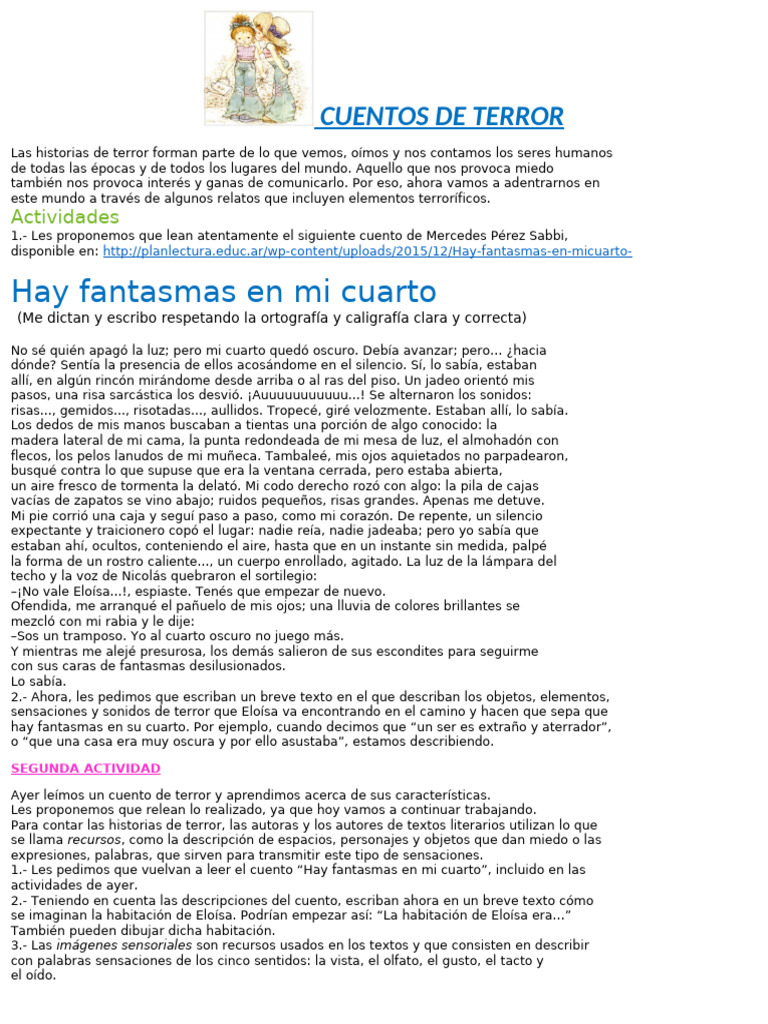 cuentos de terror (1) | PDF | Narración | Cuentos