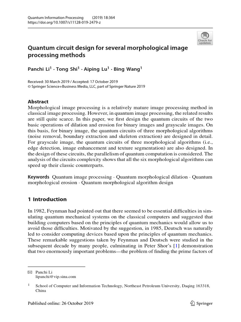 QIM_1 | PDF | Quantum Computing | Applied Mathematics