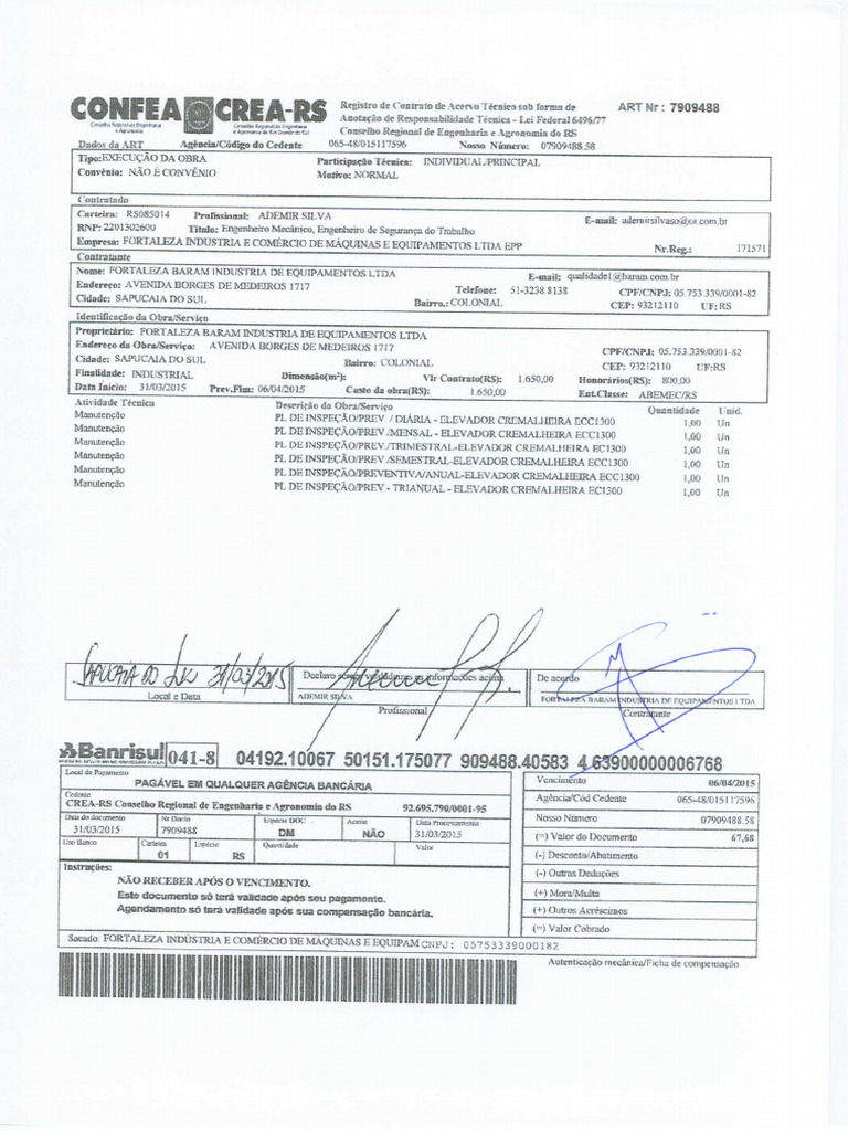 18 - Art - Plano de Manutencao Assinada | PDF