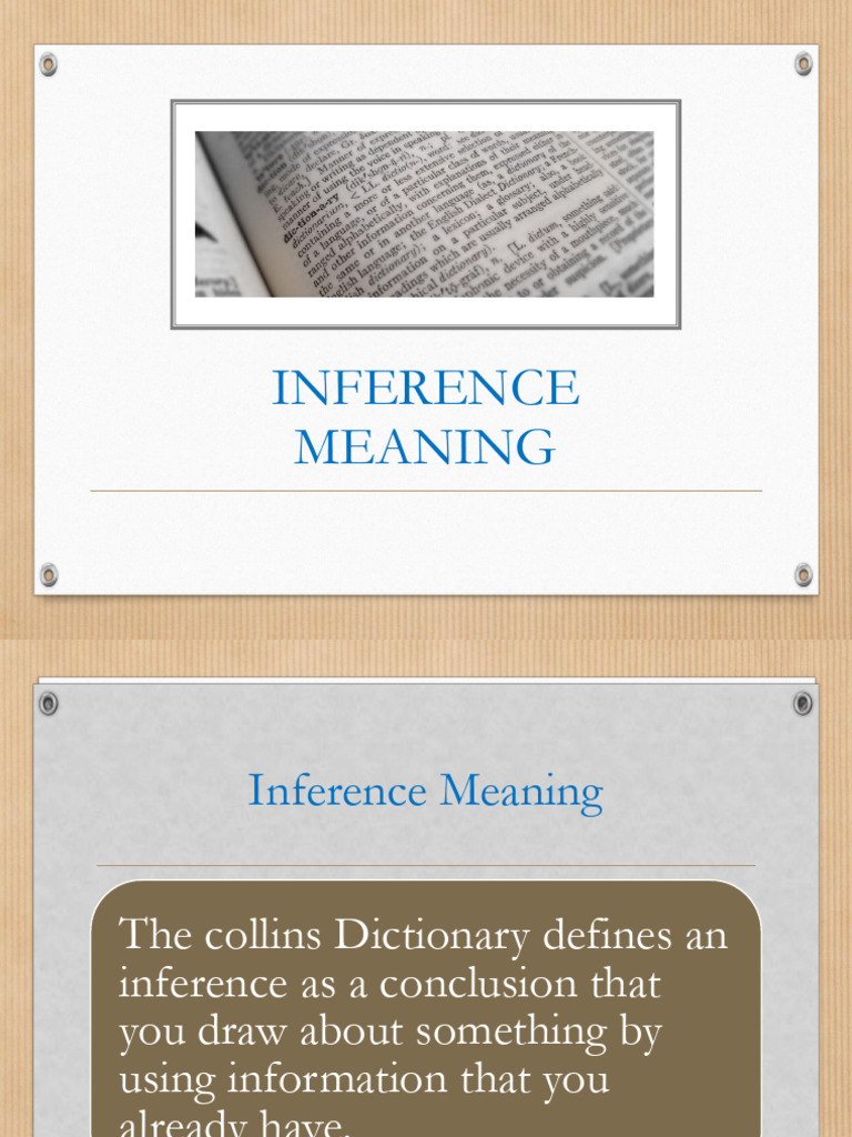 Modals for inferences | PDF | Inference