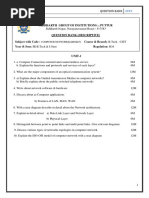 Computer Networks Question Bank CBSE 2019 2024 | PDF