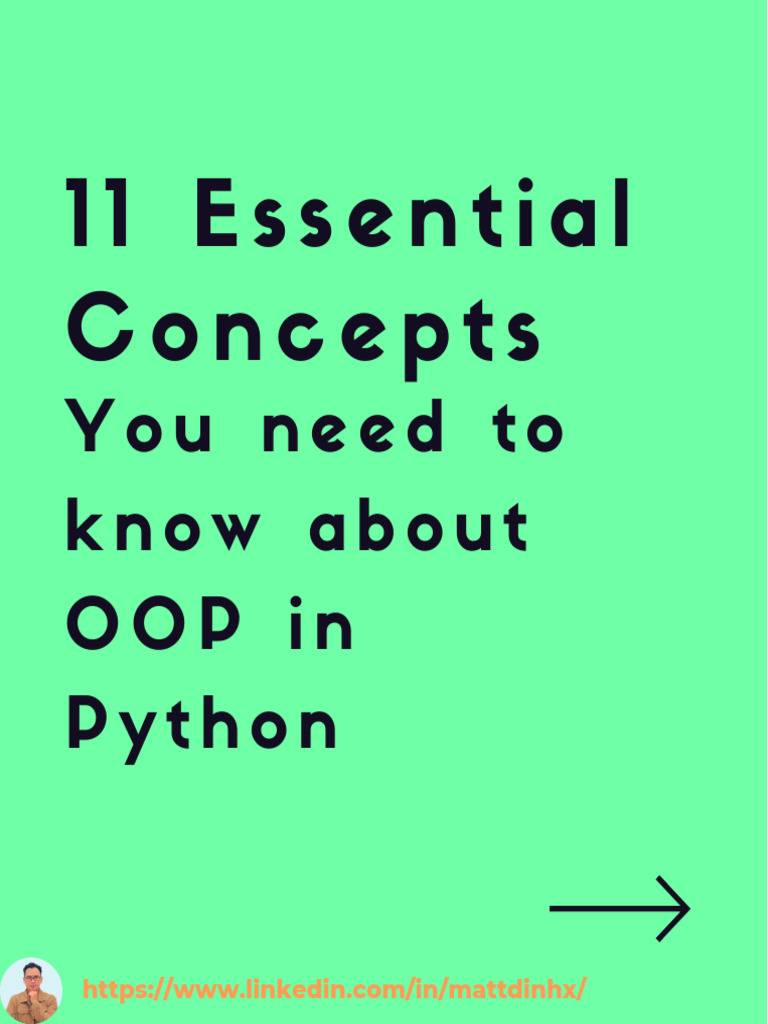 11 Essential Python Oop Concepts Download Free Pdf Class Computer Programming Method