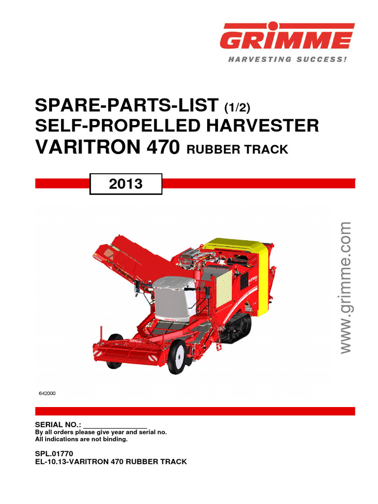 Varitron 470 - 2013 | PDF | Screw | Nut (Hardware)