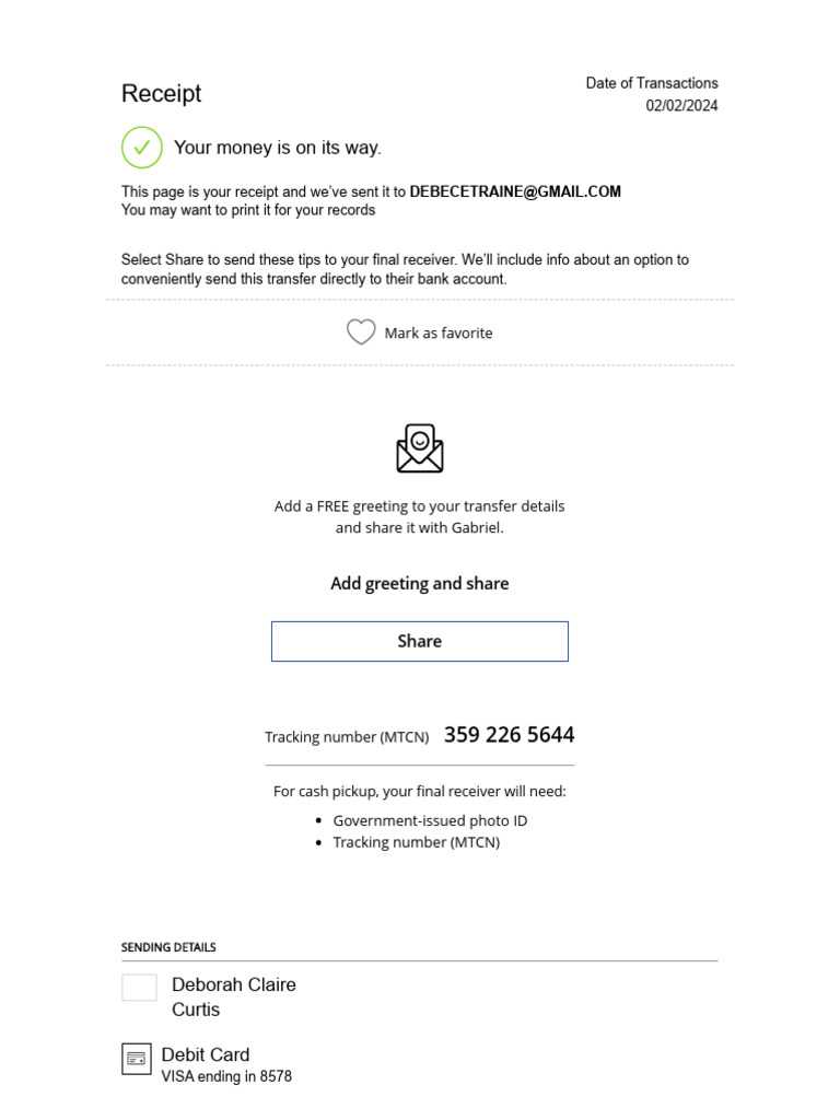 Receipt | PDF | Debit Card | Credit Card