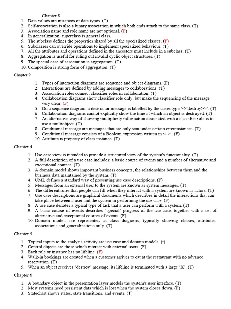 Quiz For Moodle UML | PDF | Use Case | Inheritance (Object Oriented Programming)