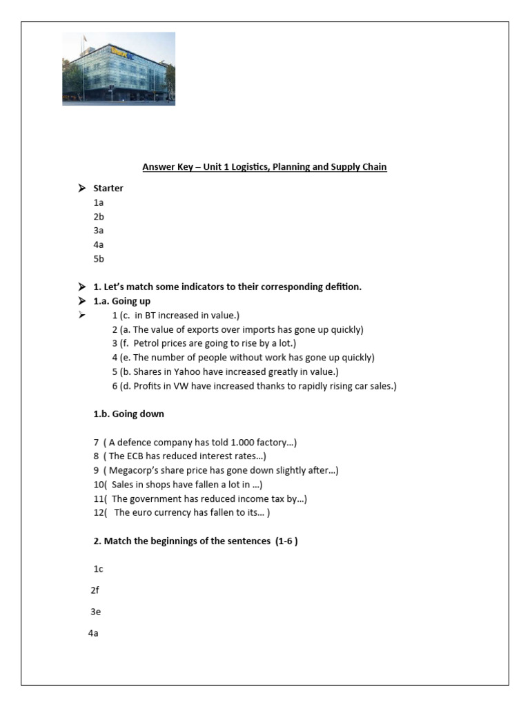 Logistics & Supply Chain Guide | PDF | Retail | Warehouse