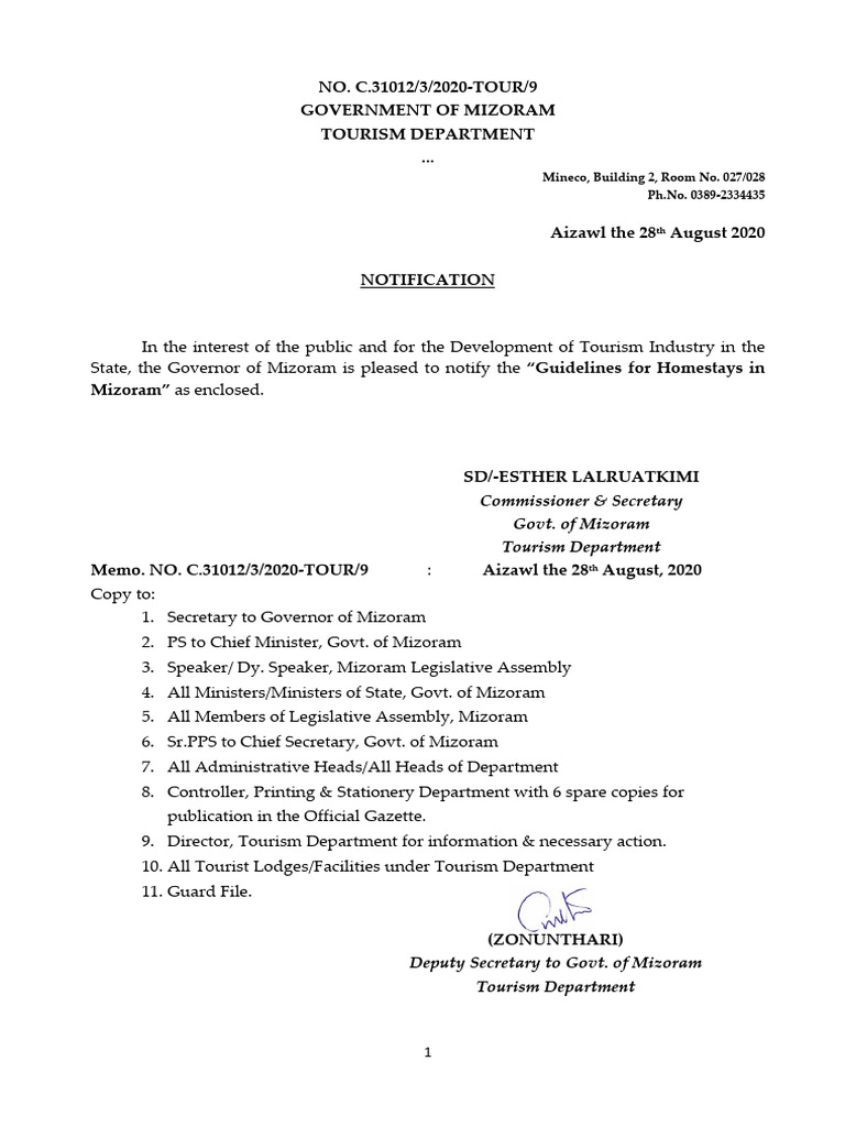 Guidelines for Homestay | PDF | Tourism