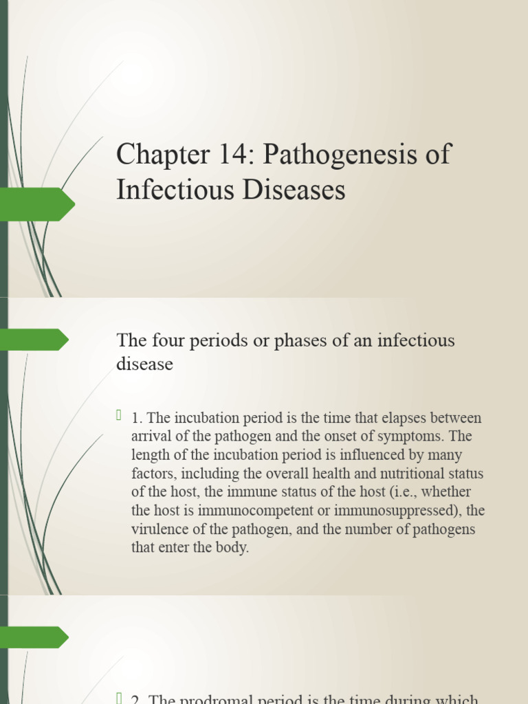 Chapter 14 Pathogenesis of Infectious Diseases | PDF | Infection | Pneumonia