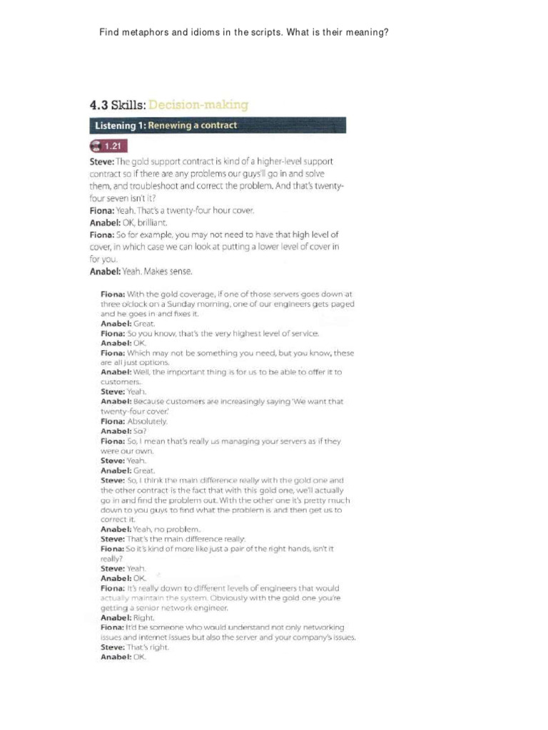 Decision Making Script | PDF