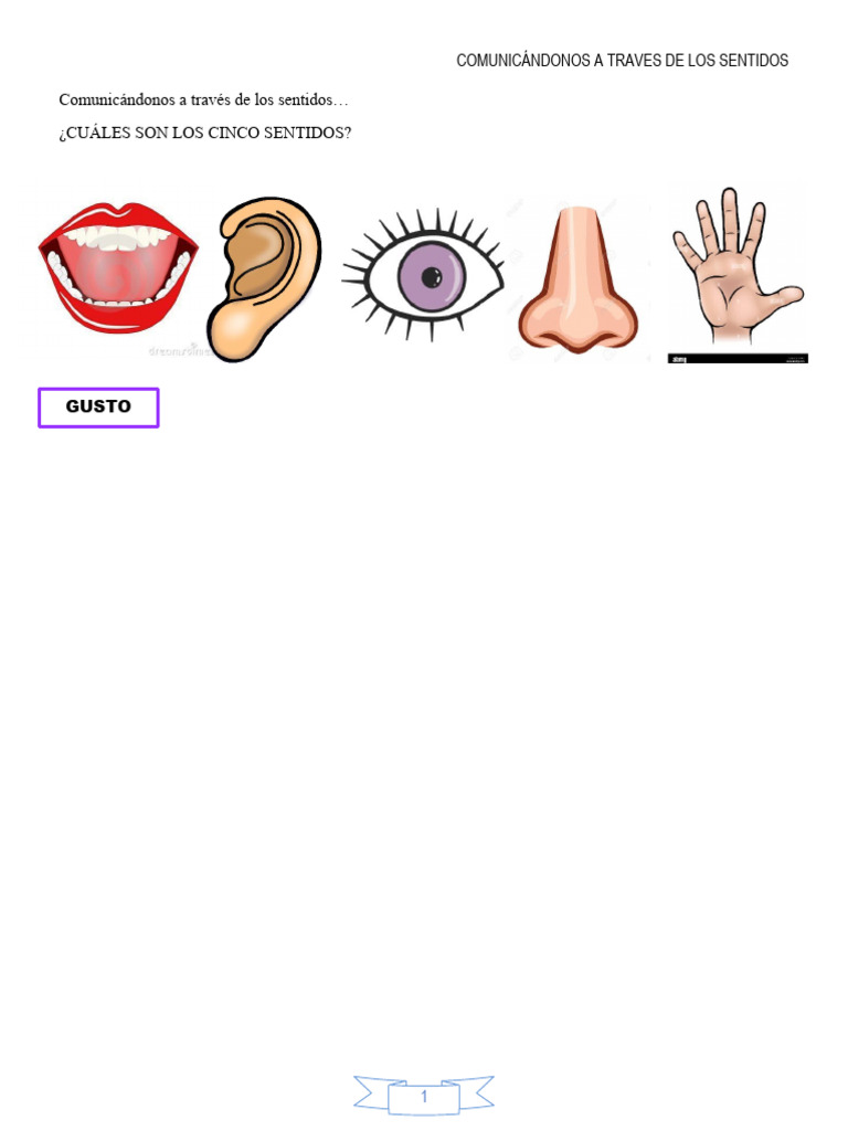 Comunicándonos A Traves de Los Sentidos | Descargar gratis PDF ...