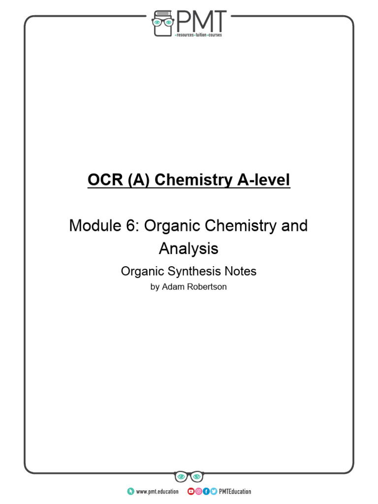 Organic Chemistry Synthesis Overview | PDF | Chemical Reactions | Amine