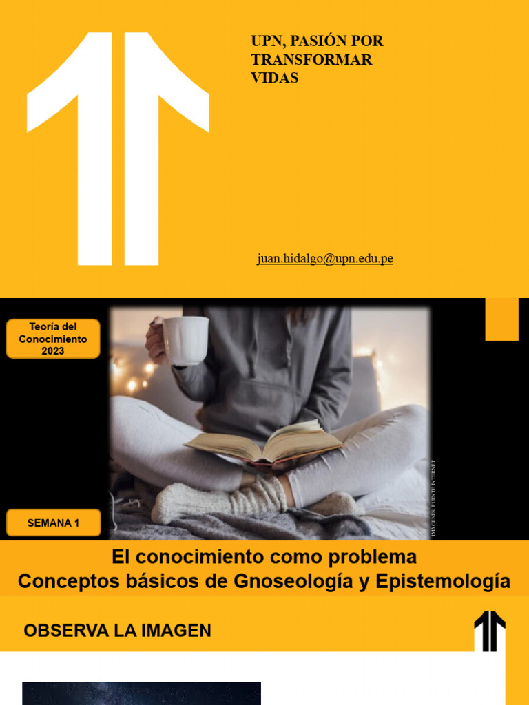 S1-El Conocimiento Como Problema-Conceptos Básicos | PDF | Conocimiento | Método científico