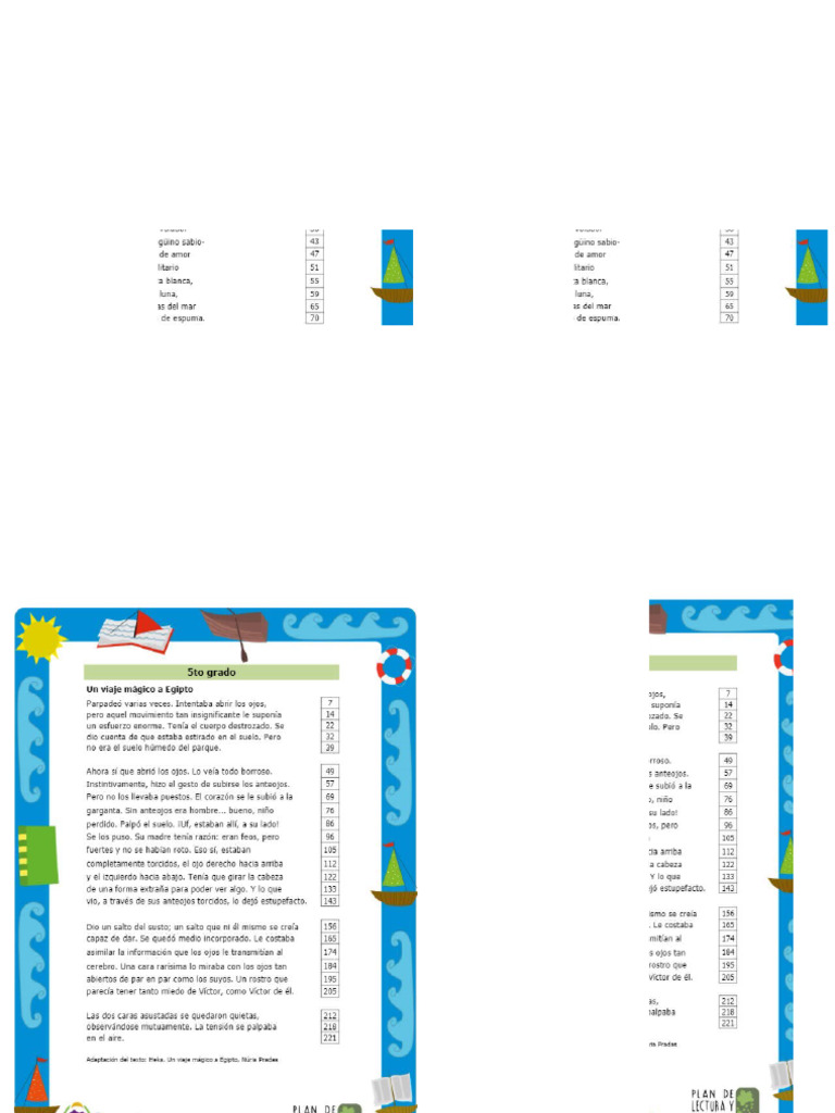 Lecturas para 5° | PDF